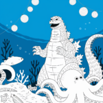 30 Ide Gambar Mewarnai Godzilla untuk Kreativitas Anda - Blog Pengajar ...