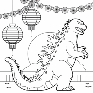 30 Ide Gambar Mewarnai Godzilla untuk Kreativitas Anda - Blog Pengajar ...