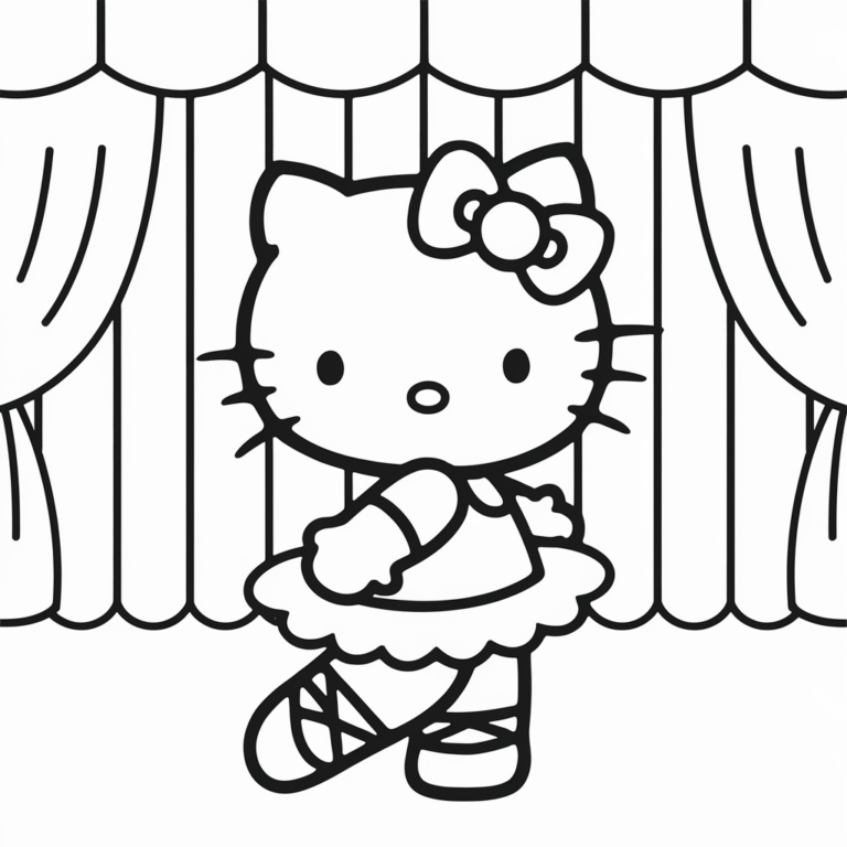30 Gambar Hello Kitty yang Belum Diwarnai untuk Diwarnai - Blog ...