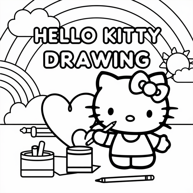 30 Gambar Hello Kitty yang Belum Diwarnai untuk Diwarnai - Blog ...
