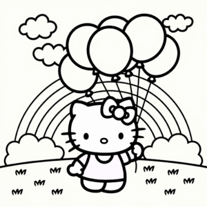 30 Gambar Hello Kitty yang Belum Diwarnai untuk Diwarnai - Blog ...