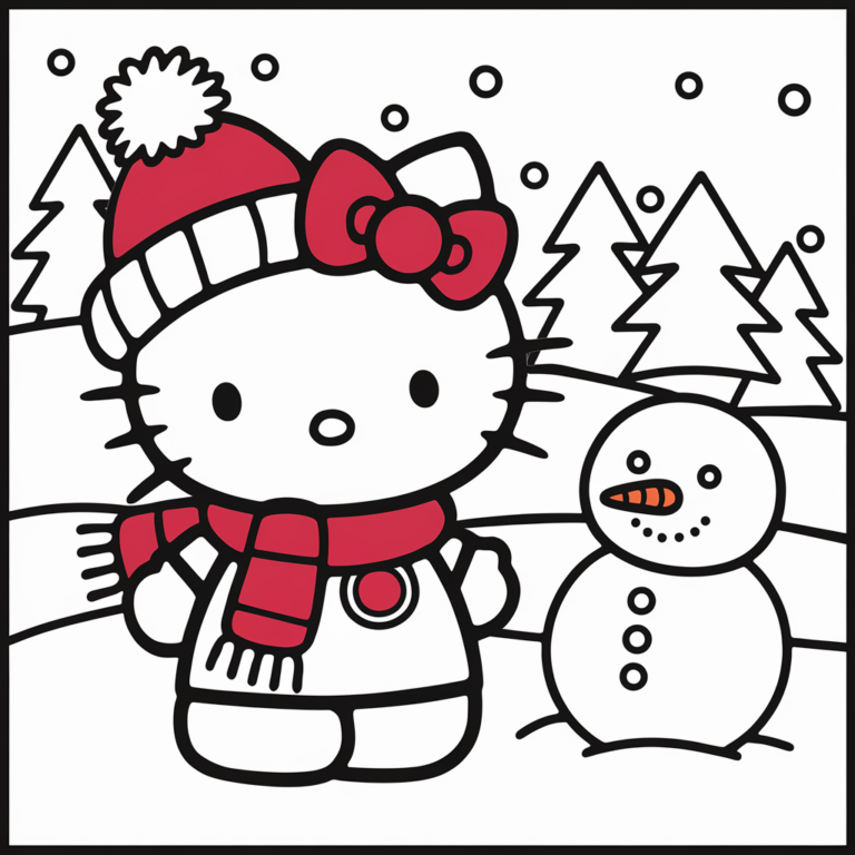 30 Gambar Hello Kitty yang Belum Diwarnai untuk Diwarnai - Blog ...