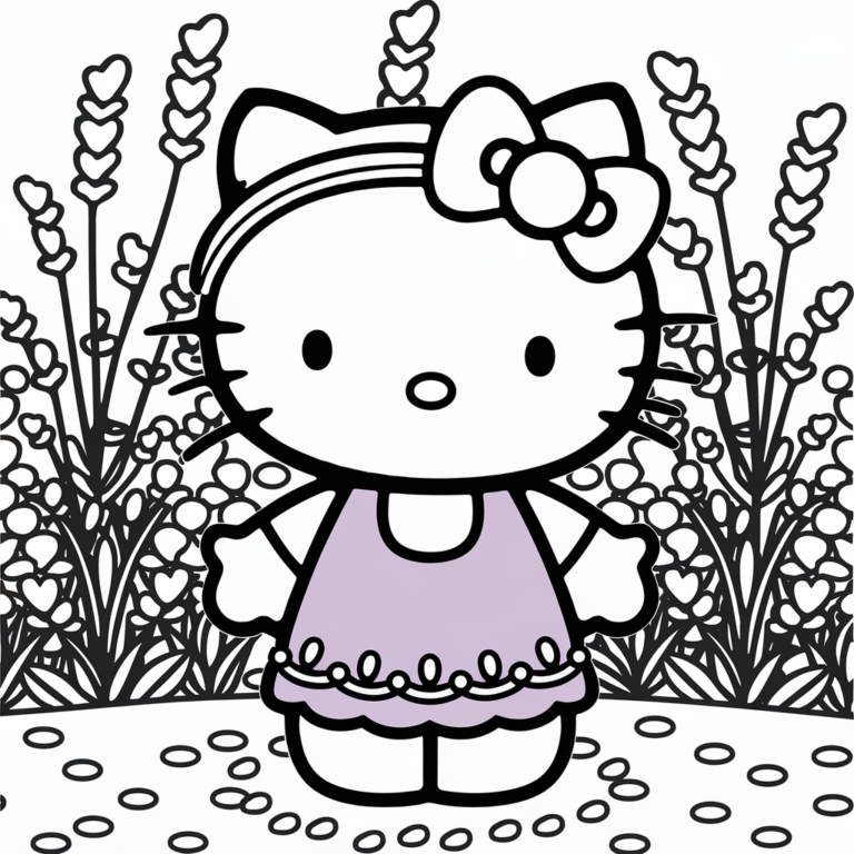30 Gambar Hello Kitty yang Belum Diwarnai untuk Diwarnai - Blog ...