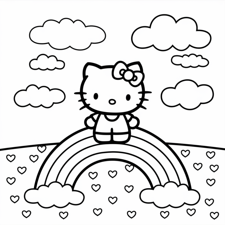 30 Gambar Hello Kitty yang Belum Diwarnai untuk Diwarnai - Blog ...