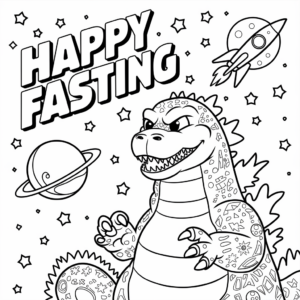 30 Ide Gambar Mewarnai Godzilla untuk Kreativitas Anda - Blog Pengajar ...