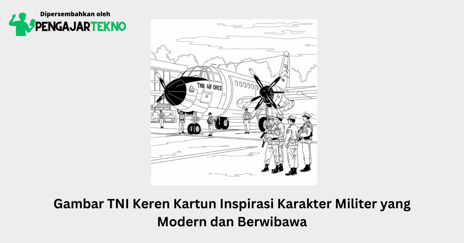Gambar TNI Keren Kartun Inspirasi Karakter Militer yang Modern dan ...