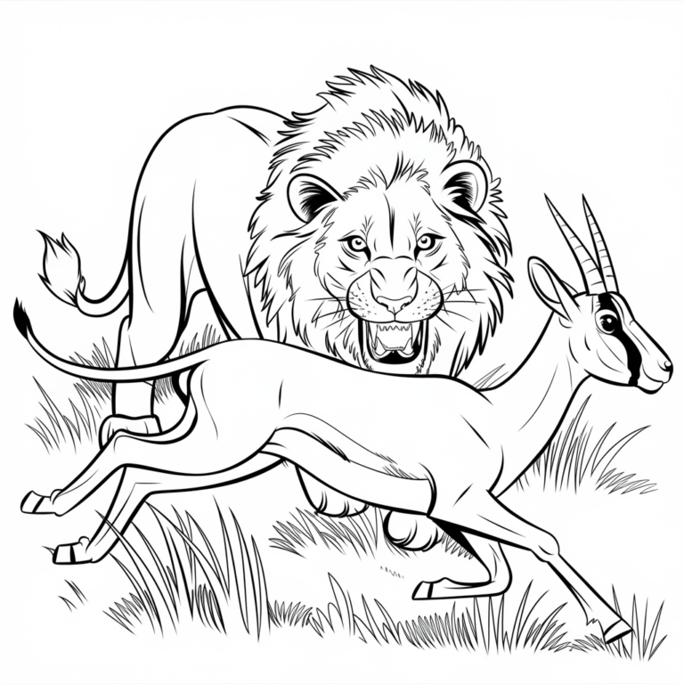 Gambar Singa Mewarnai: Aktivitas Edukatif dan Menyenangkan untuk Anak ...