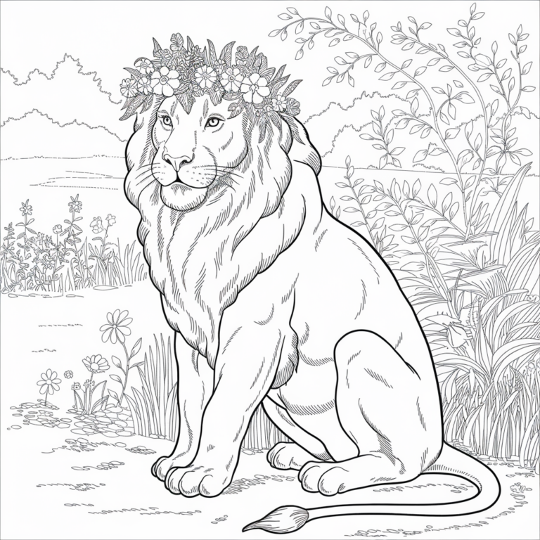 Gambar Singa Mewarnai: Aktivitas Edukatif dan Menyenangkan untuk Anak ...
