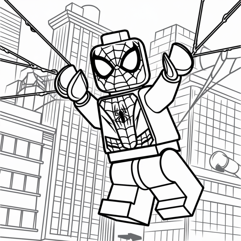 Gambar Mewarnai LEGO Spiderman: Aktivitas Kreatif dan Menyenangkan ...