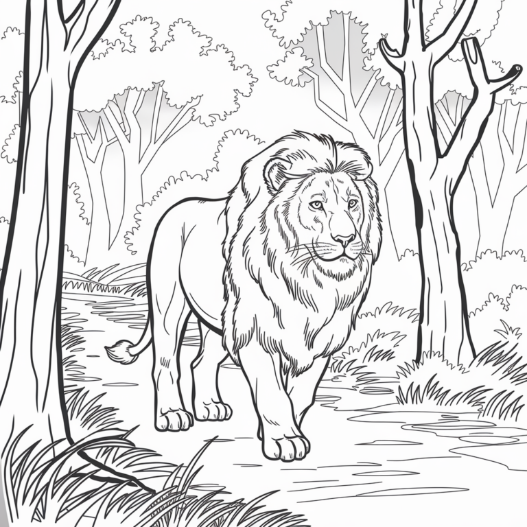 Gambar Singa Mewarnai: Aktivitas Edukatif dan Menyenangkan untuk Anak ...