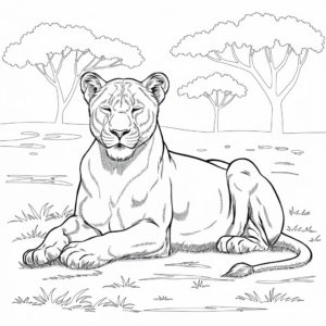 Gambar Singa Mewarnai: Aktivitas Edukatif dan Menyenangkan untuk Anak ...