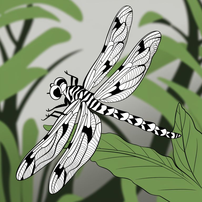 Gambar Capung untuk Diwarnai - Blog Pengajar Tekno