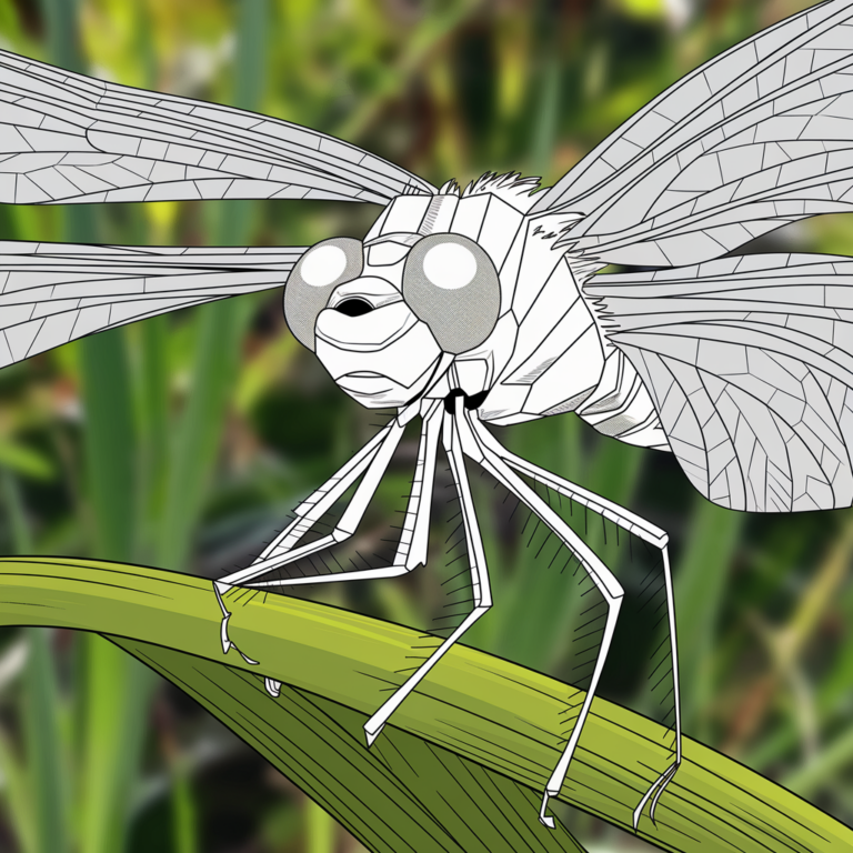 Gambar Capung untuk Diwarnai - Blog Pengajar Tekno