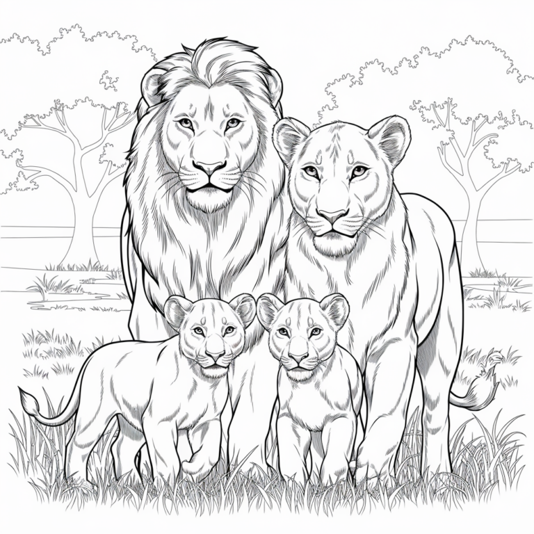Gambar Singa Mewarnai: Aktivitas Edukatif dan Menyenangkan untuk Anak ...
