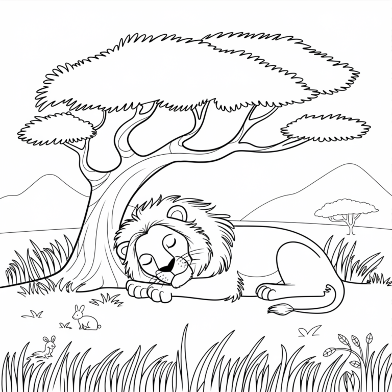 Gambar Singa Mewarnai: Aktivitas Edukatif dan Menyenangkan untuk Anak ...
