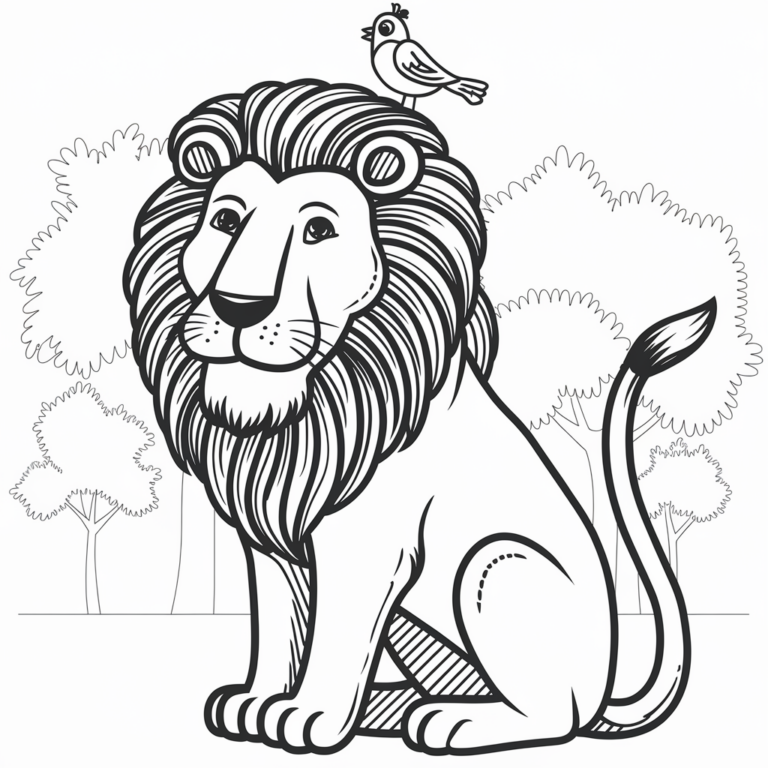 Gambar Singa Mewarnai: Aktivitas Edukatif dan Menyenangkan untuk Anak ...