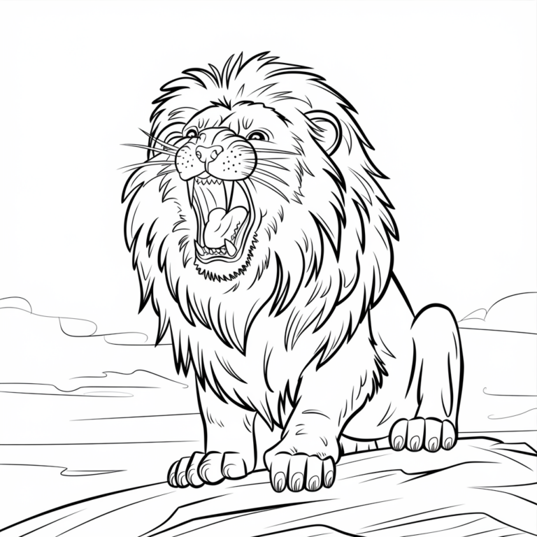 Gambar Singa Mewarnai: Aktivitas Edukatif dan Menyenangkan untuk Anak ...