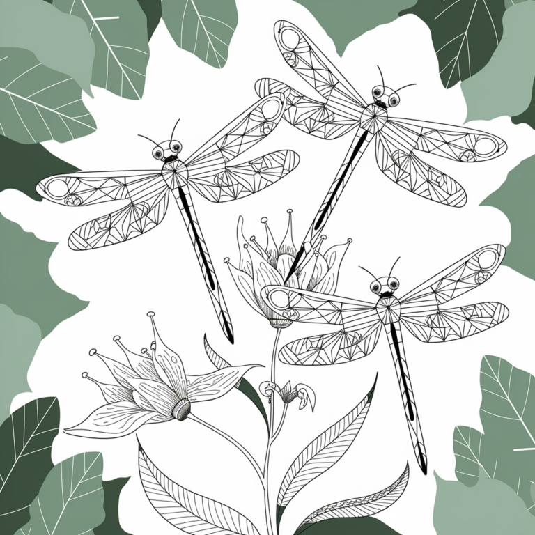 Gambar Capung untuk Diwarnai - Blog Pengajar Tekno