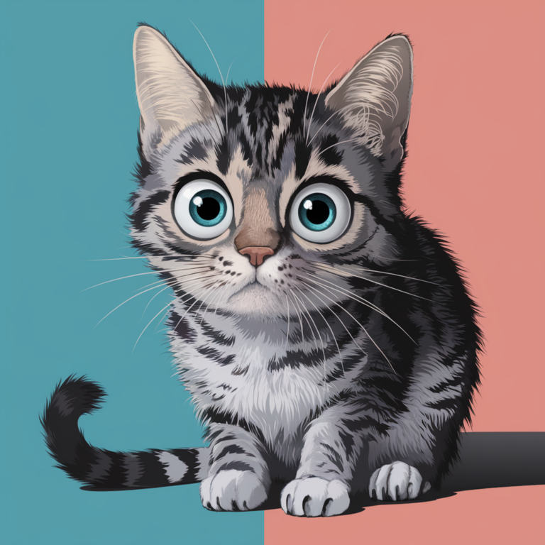 Gambar Kucing 2D - Blog Pengajar Tekno