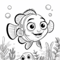 Sketsa Ikan Nemo Hitam Putih - Blog Pengajar Tekno