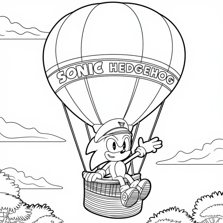 Gambar Mewarnai Sonic: Aktivitas Seru untuk Penggemar Karakter Lincah ...